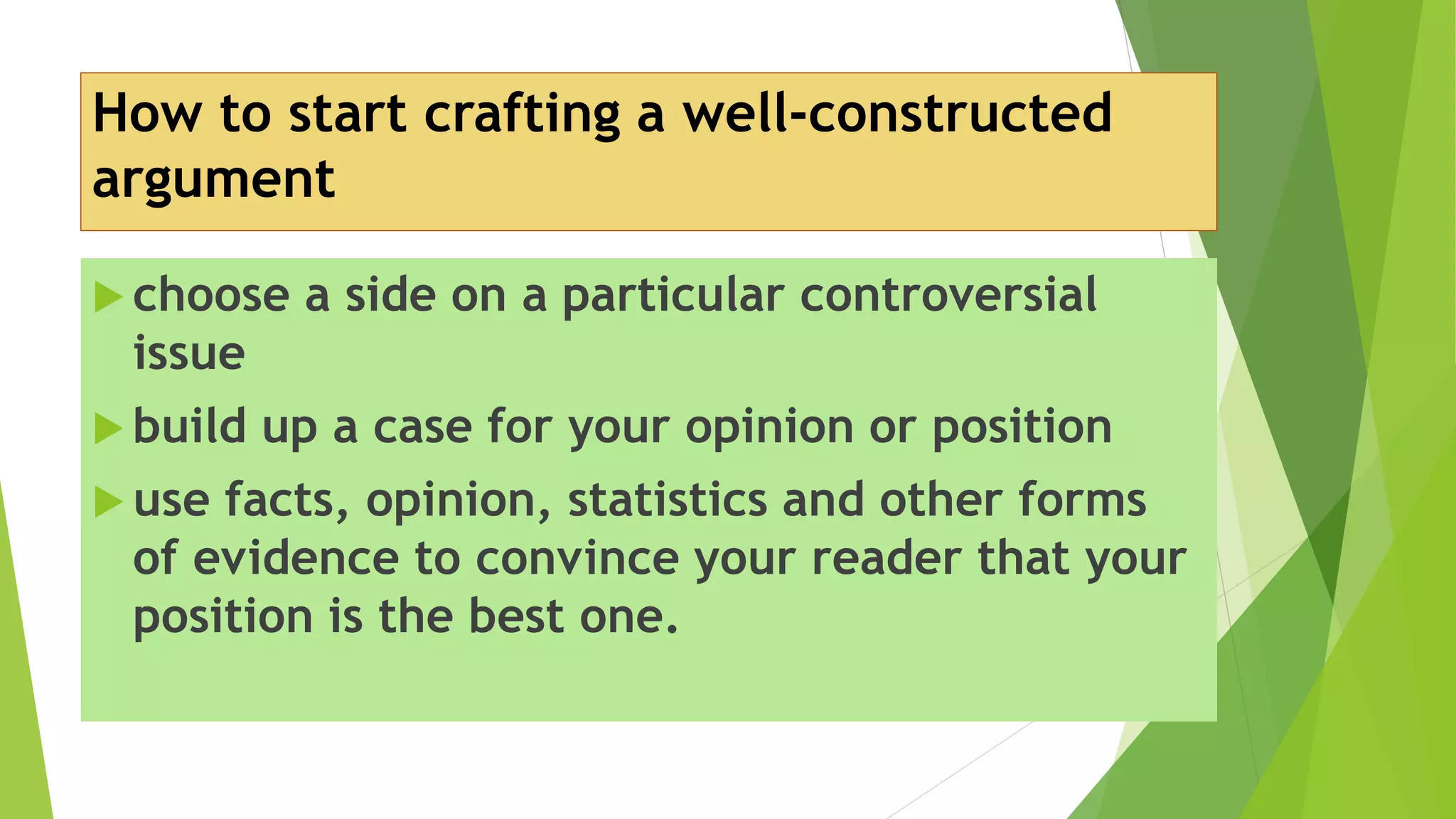 EAPP Position Paper Writing | PPTX