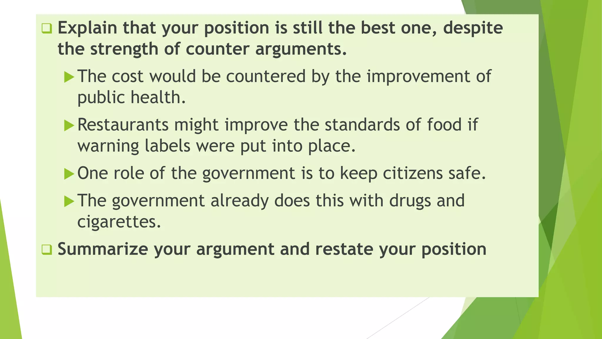 EAPP Position Paper Writing | PPTX