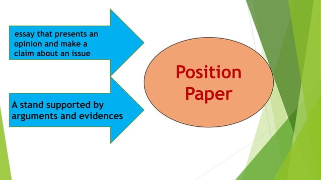 EAPP Position Paper Writing