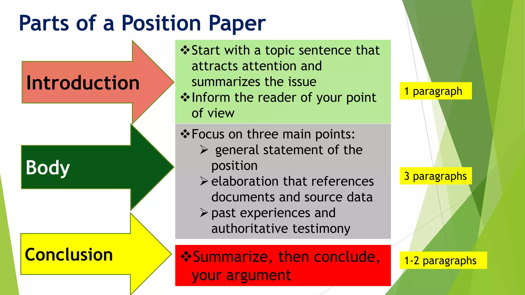 Position paper q2 | PPTX