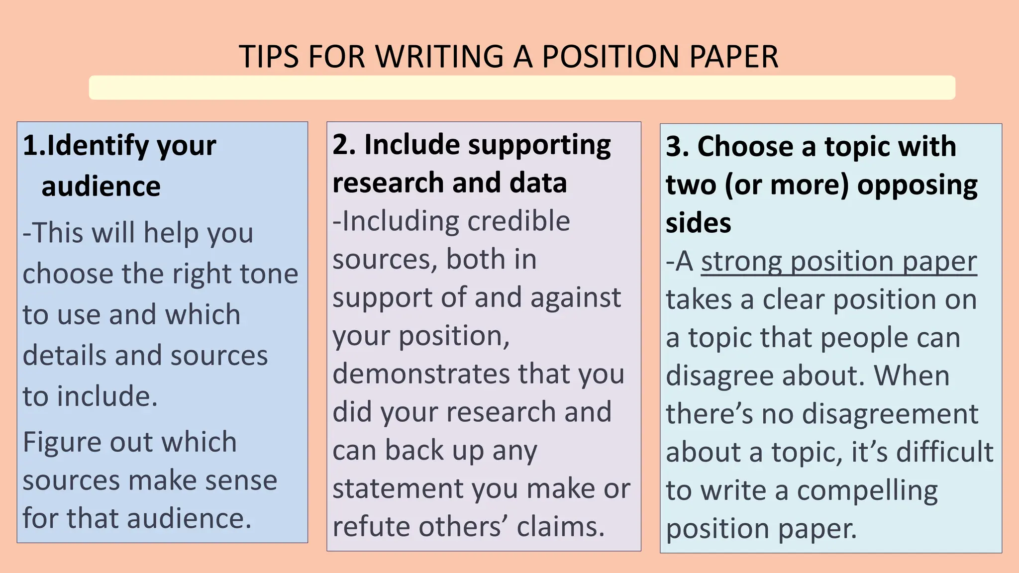 Position Paper_Reading and Writing Skills | PPTX