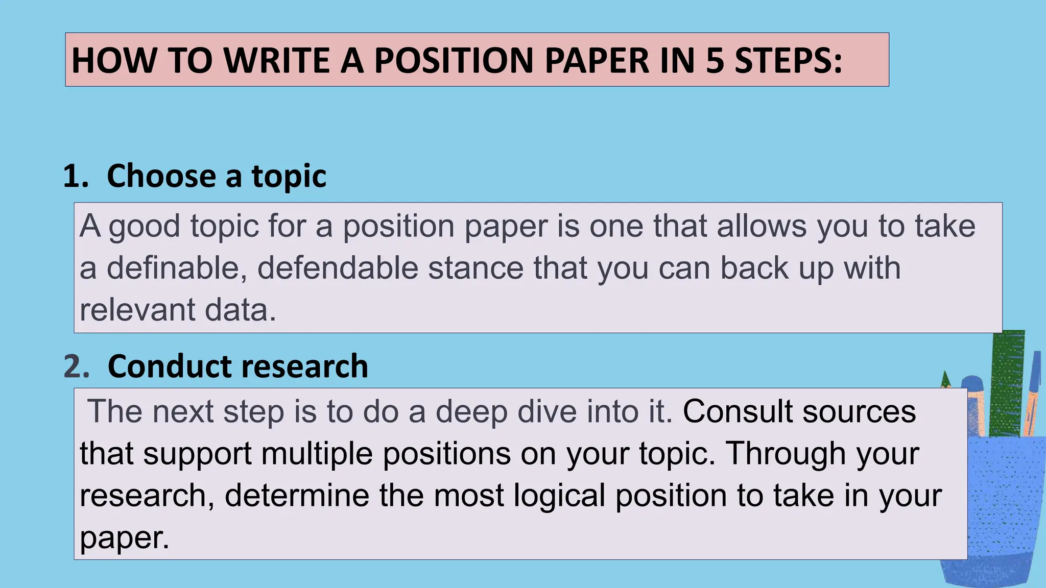 Position Paper_Reading and Writing Skills | PPTX