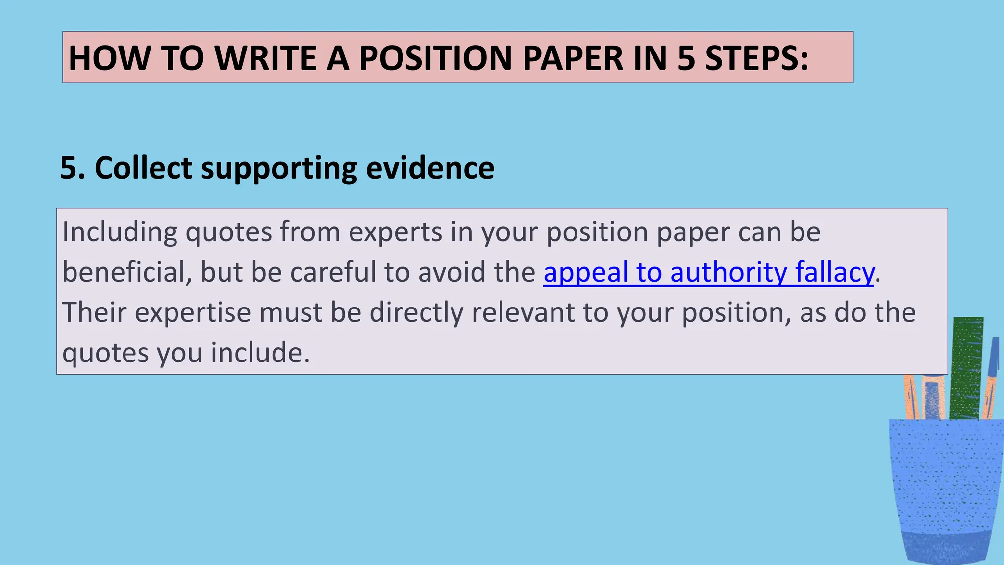 Position Paper_Reading and Writing Skills | PPTX