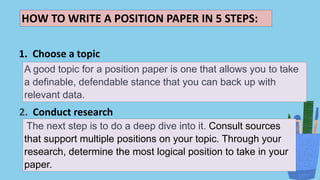 Position Paper_Reading and Writing Skills | PPTX