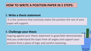 Position Paper_Reading and Writing Skills | PPTX
