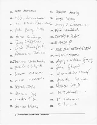 Position paper signatories | PDF