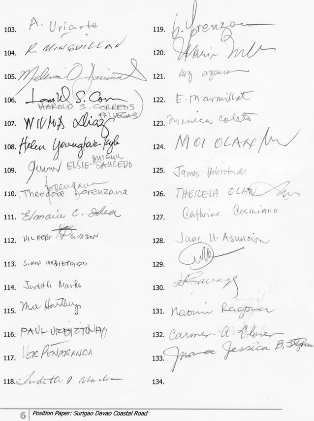 Position paper signatories | PDF