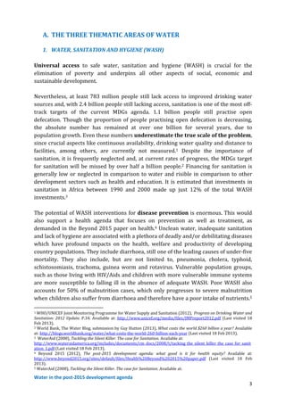 Position paper water | PDF