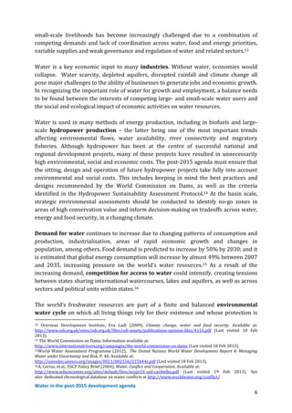 Position paper water | PDF