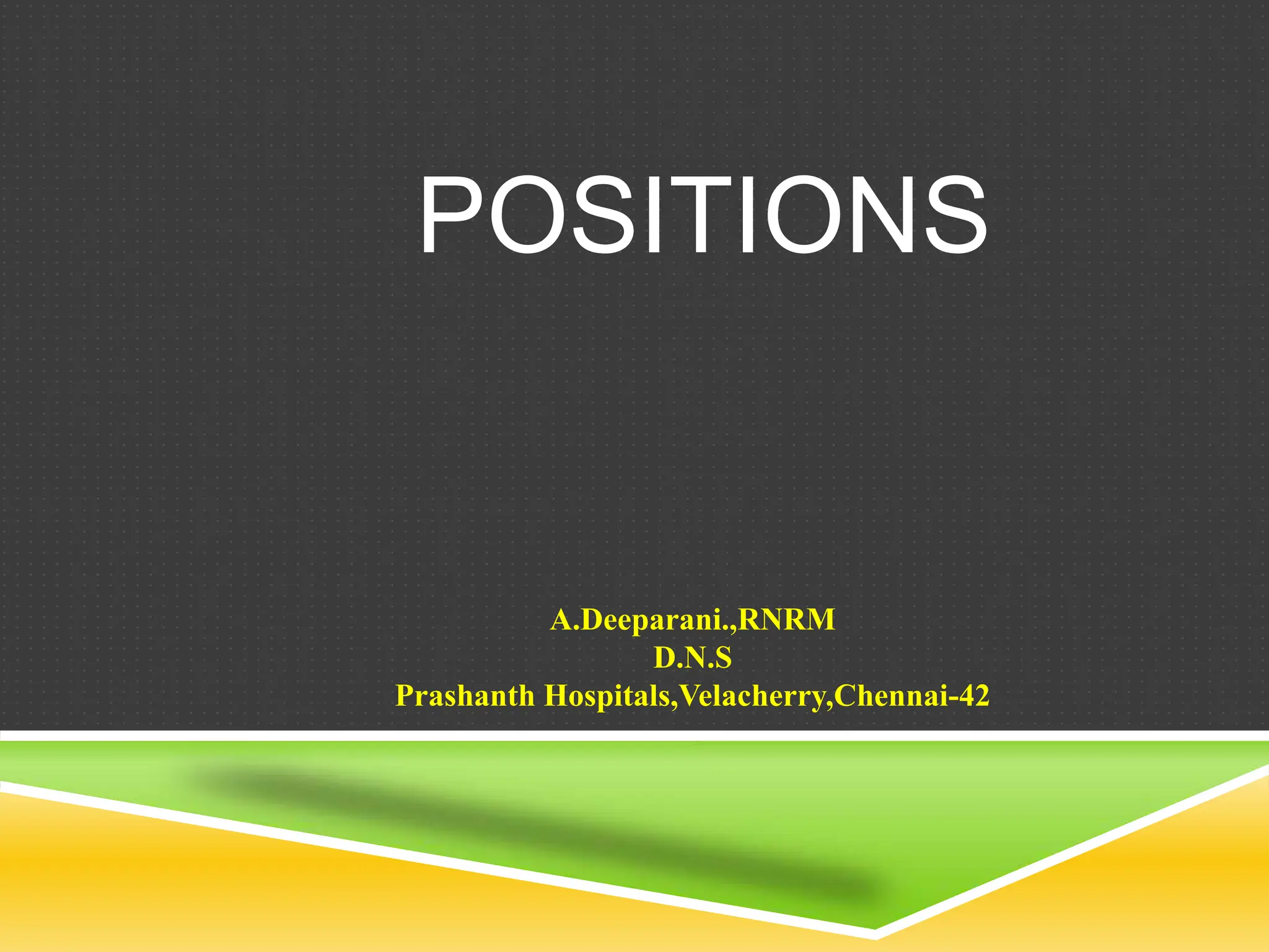 positioning of patient | PDF