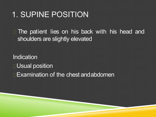 positioning of patient | PDF | First Aid | Injuries