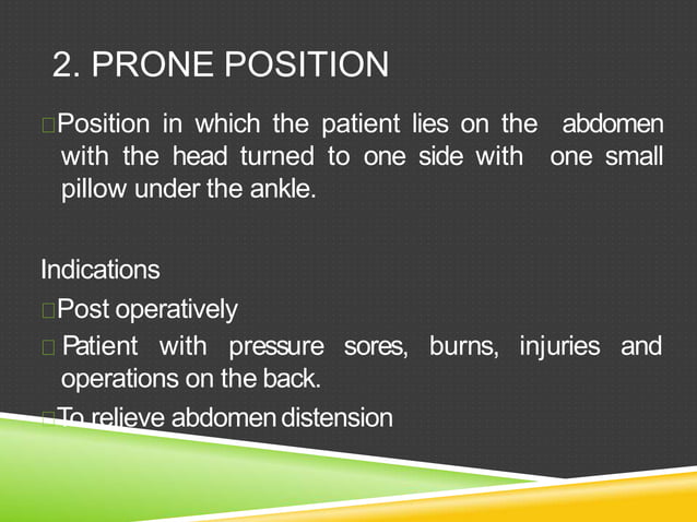 positioning of patient | PDF | First Aid | Injuries