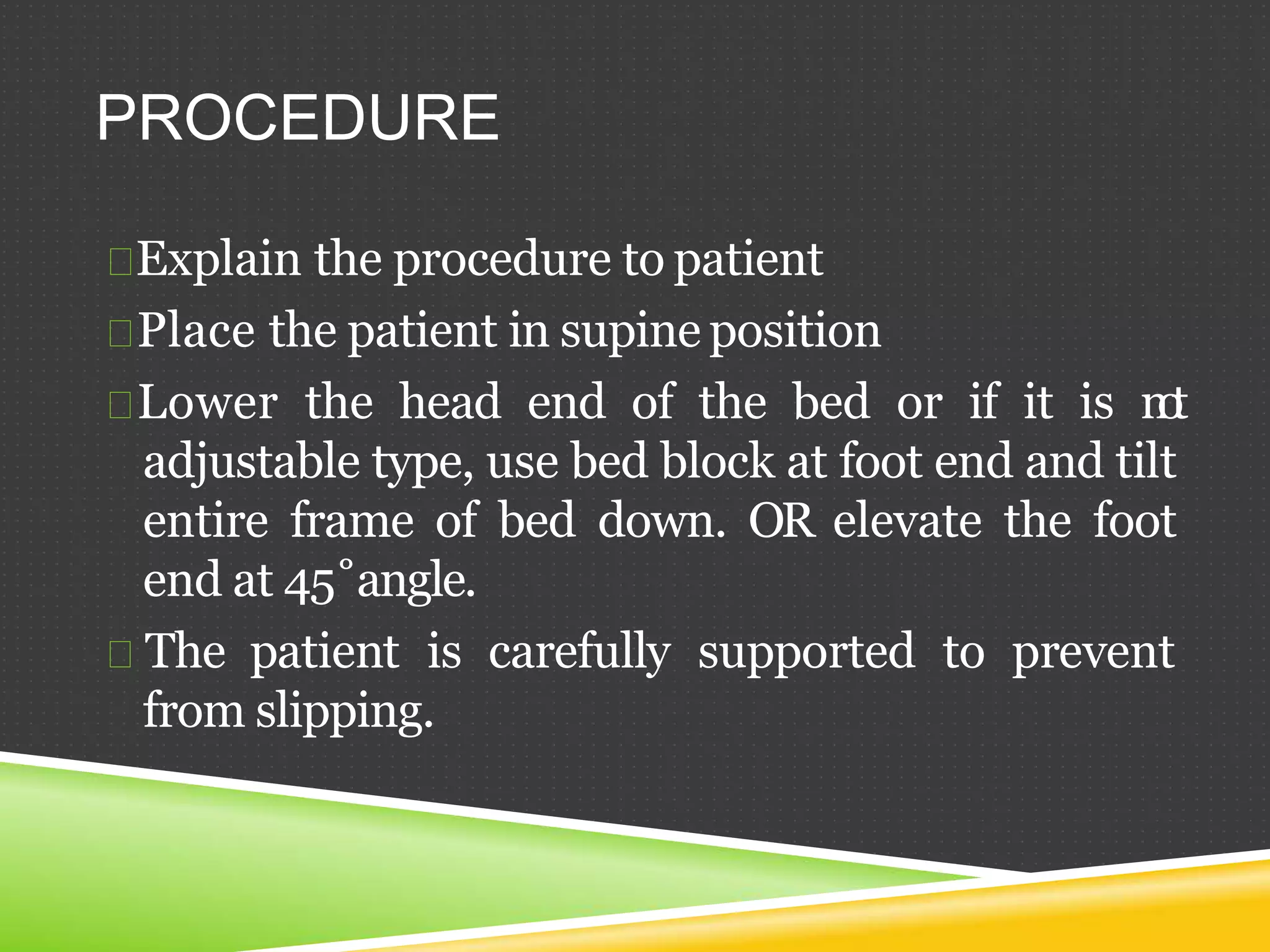 Positions- Fundamentals of nursing | PPTX