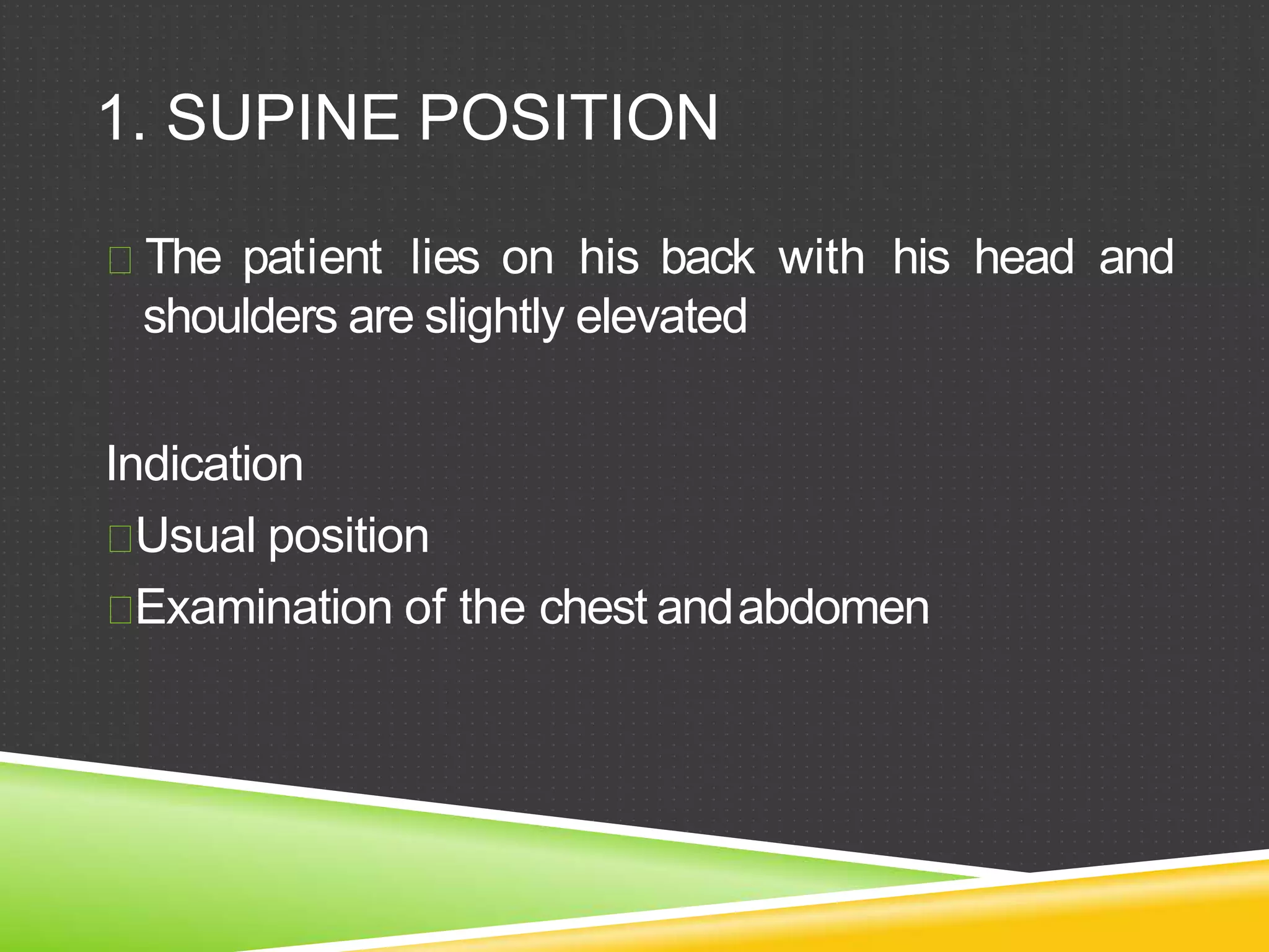 Positions- Fundamentals of nursing | PPTX