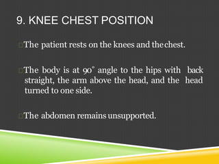 Knee Chest Position