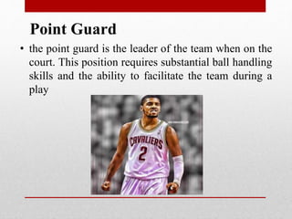 Positions and-plays-of-basketball | PPTX