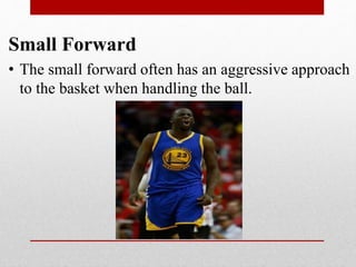 Positions and-plays-of-basketball | PPTX