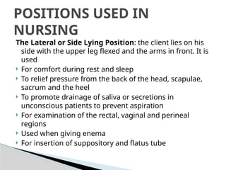 positions-used-in-nursingnew.pptx for patient | PPTX
