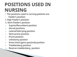 positions-used-in-nursingnew.pptx for patient | PPTX