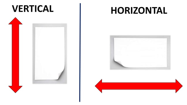 Positions vertical - horizontal | PPTX