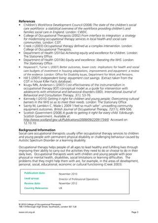 Position statement children | PDF