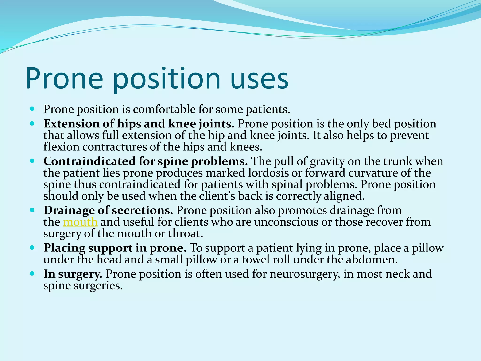 Position used in hospital for various procedure PPT.pptx