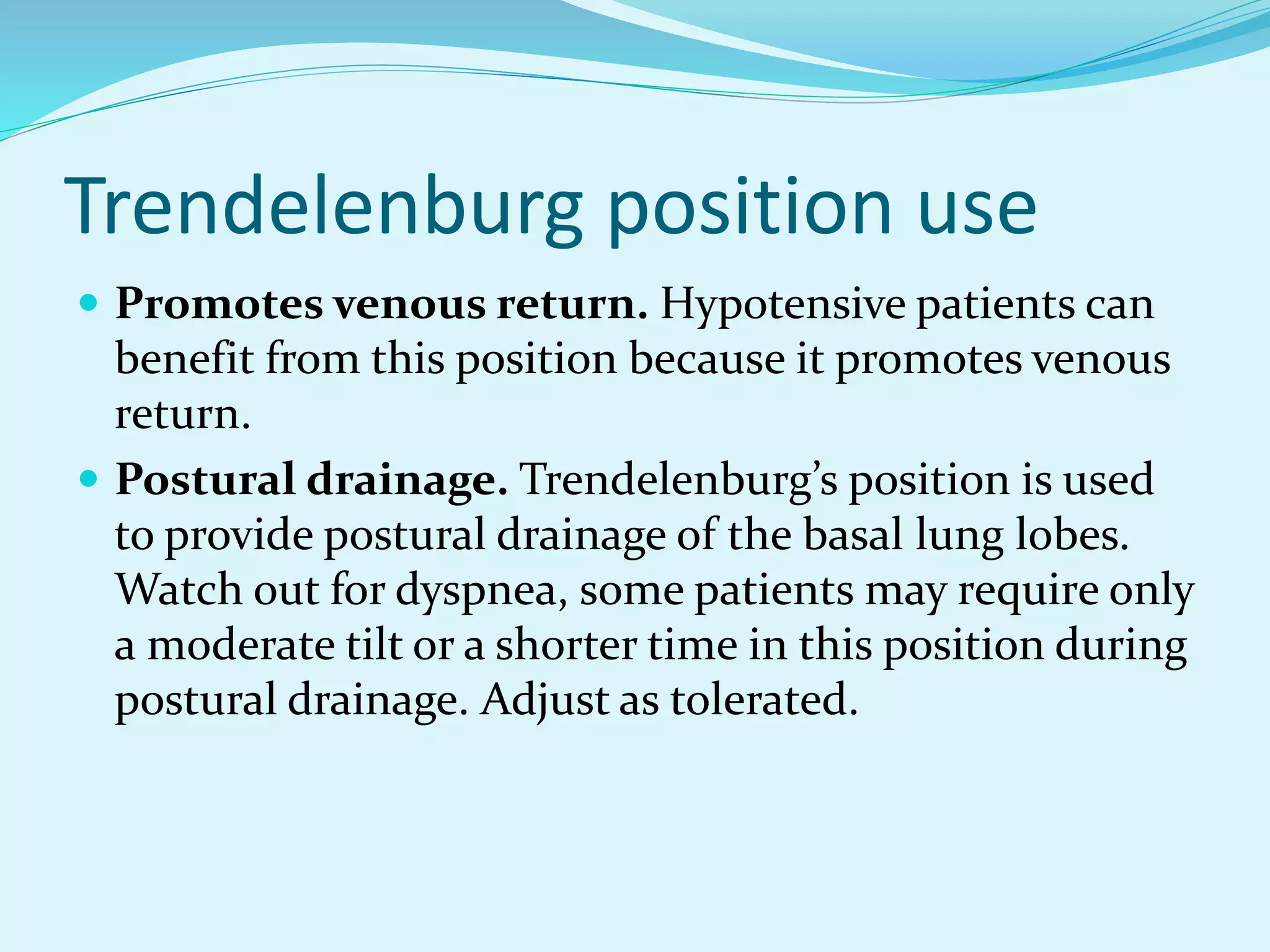 Position used in hospital for various procedure PPT.pptx