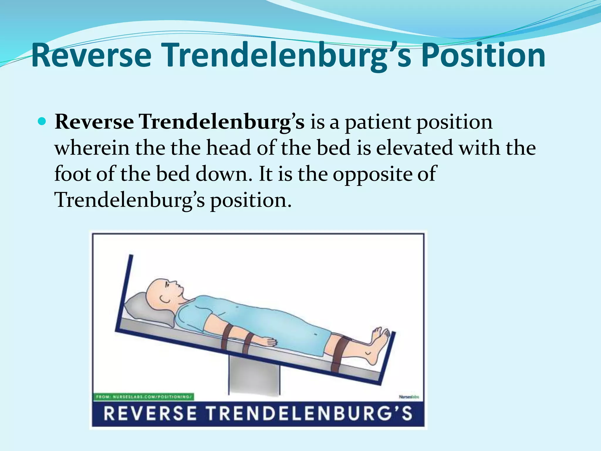 Position used in hospital for various procedure PPT.pptx