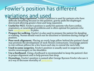 Position used in hospital for various procedure PPT.pptx