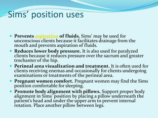Position used in hospital for various procedure PPT.pptx
