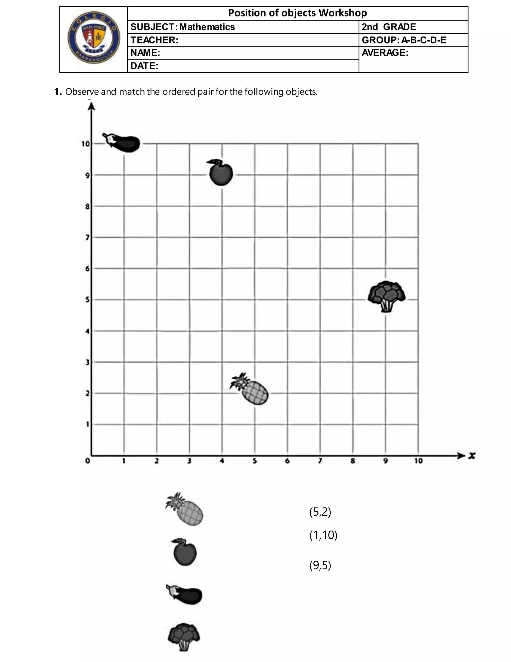 Position of objects and translation | PDF