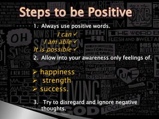 Positive thinking | PPTX