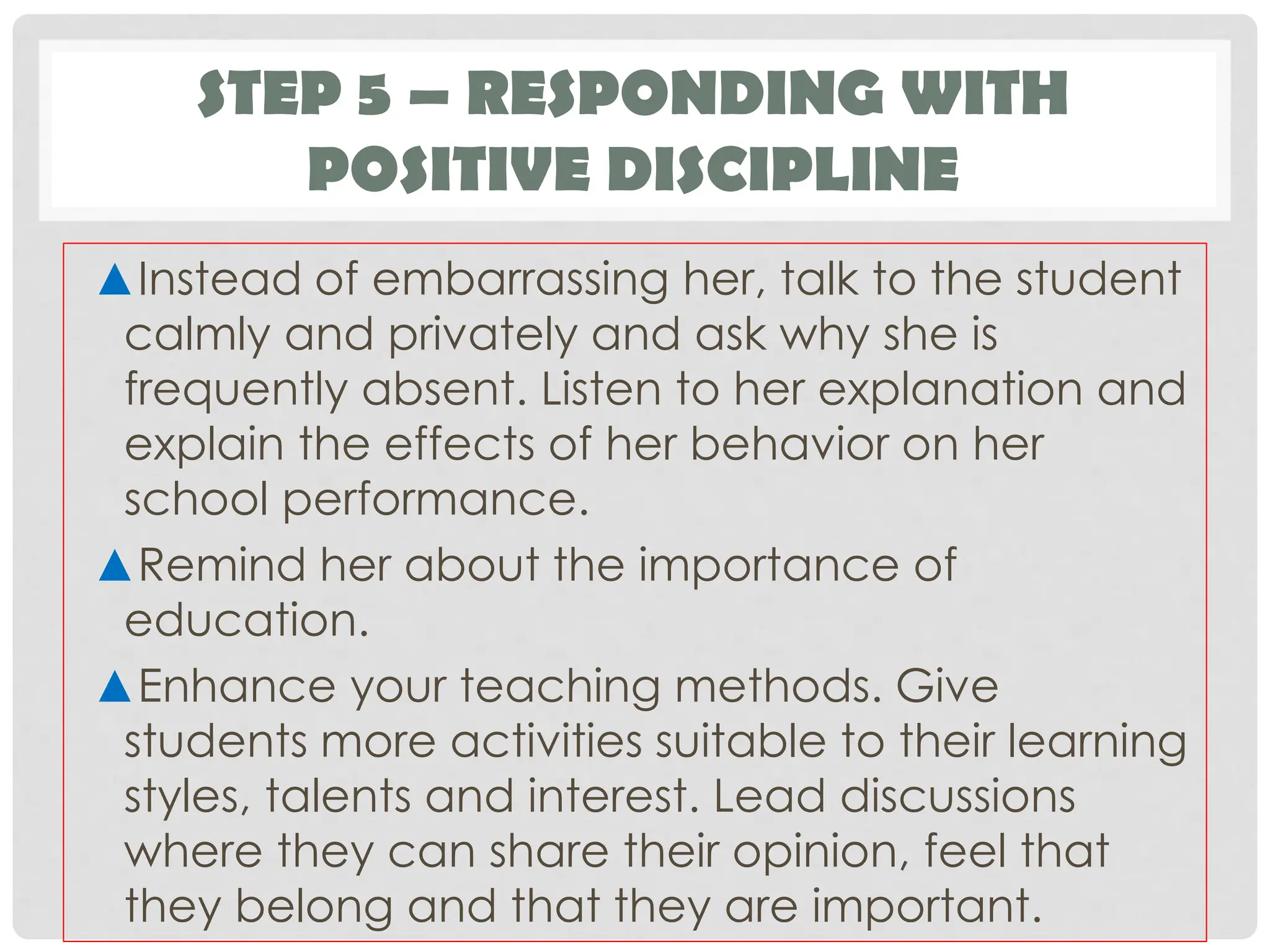 Positive Discipline: A Call for Every Teacher | PDF