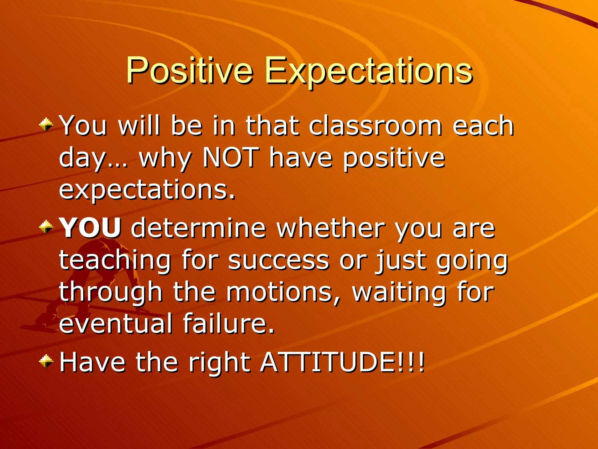 Positive Expectations | PPT