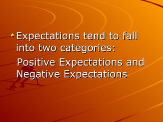 Positive Expectations | PPT
