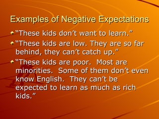 Positive Expectations | PPT