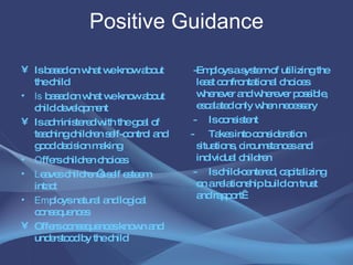 Positive Guidance | PPT