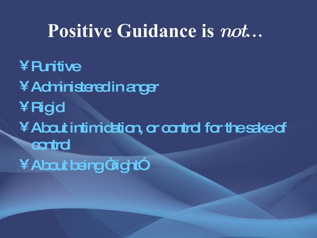 Positive Guidance | PPT | Parenting Children Aged 4-11 | Parenting