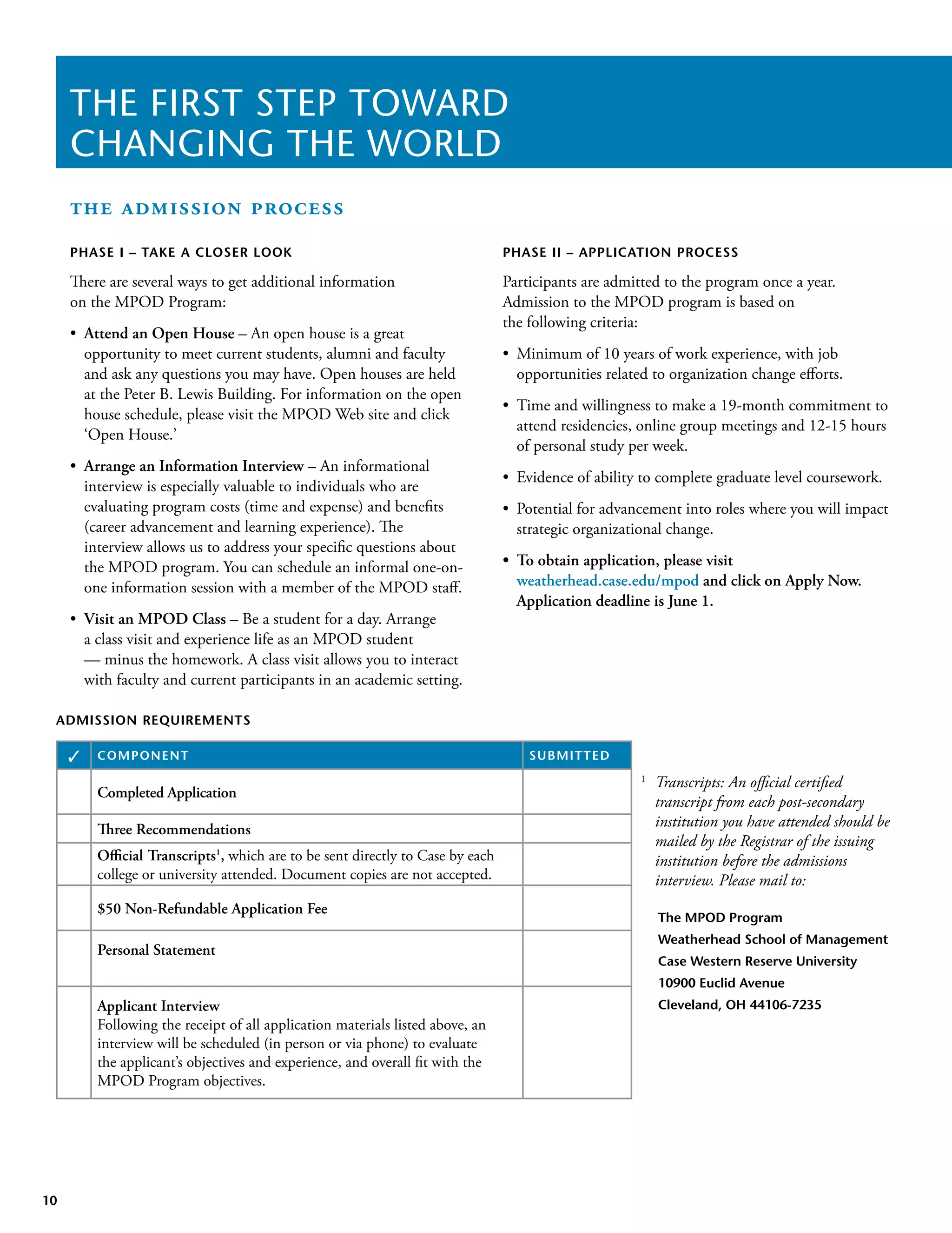 Positive Organizational Development Brochure | PDF