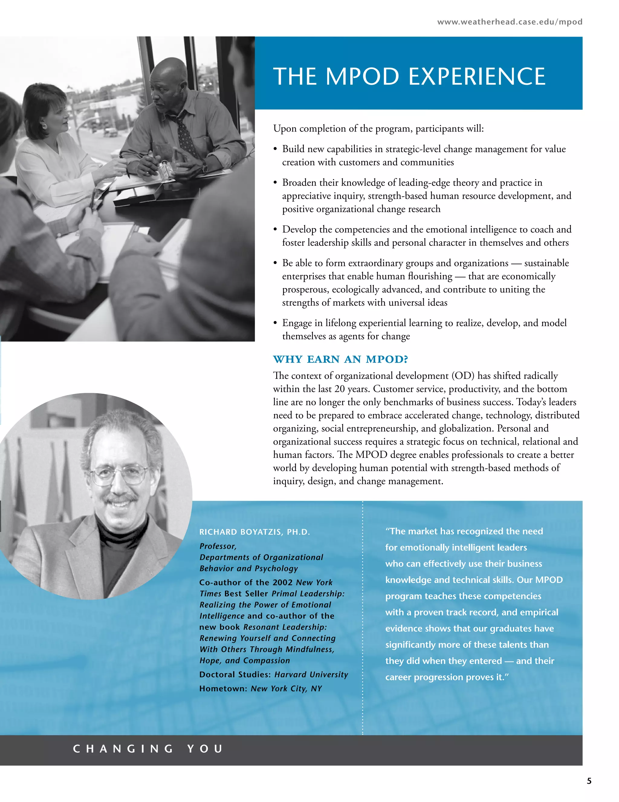Positive Organizational Development Brochure | PDF
