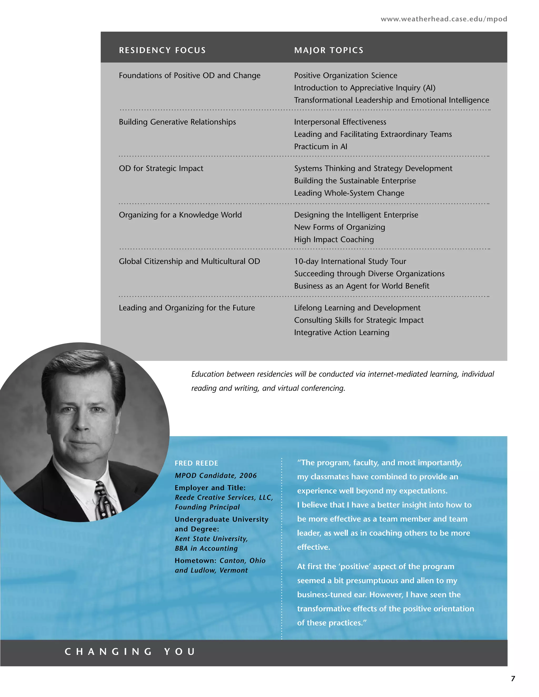 Positive Organizational Development Brochure | PDF