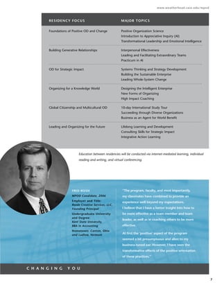 Positive Organizational Development Brochure | PDF