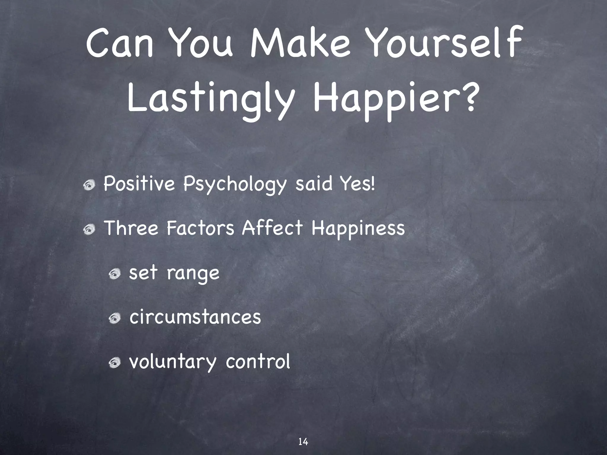 Positive Psychology | KEY
