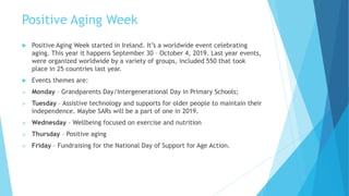 Positive aging... | PPTX