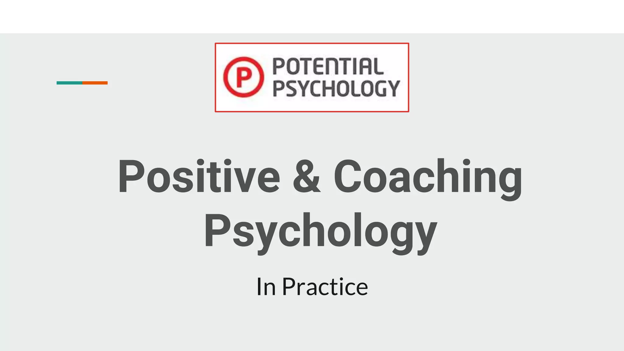 Positive and coaching psychology fed uni masters program | PPT
