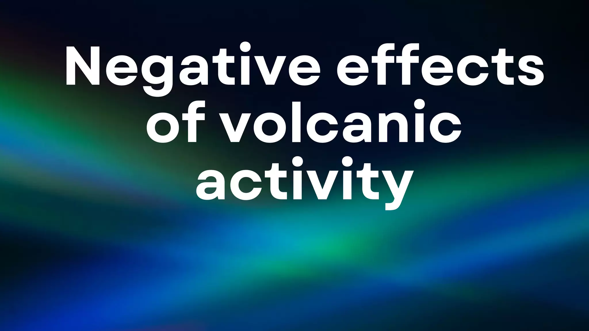 Positive and negative effects of volcanic activity | PDF