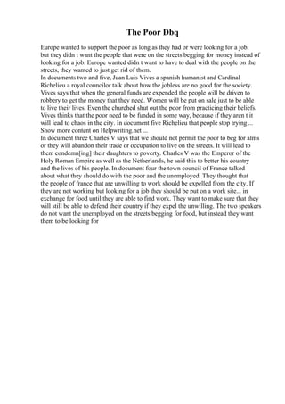 Positive And Negative Effects Of The Industrial Revolution Essay | PDF