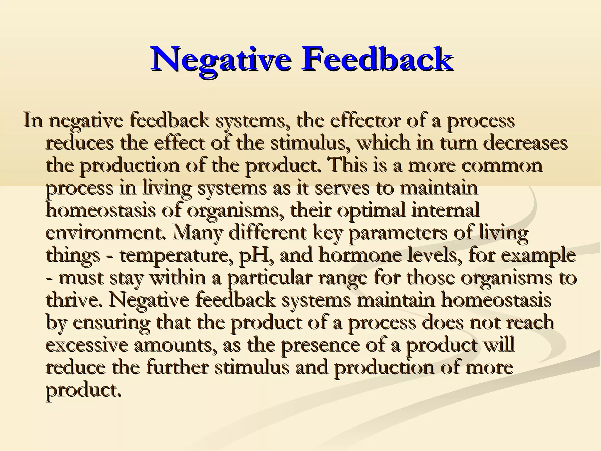 Positive and negative feedback | PPT