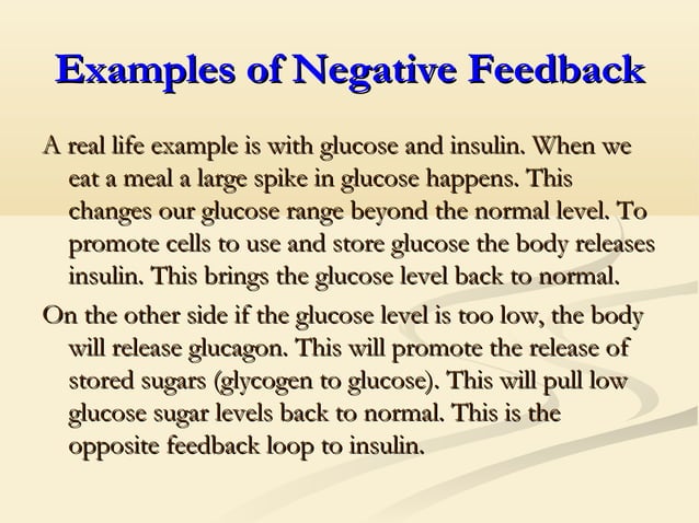 Positive and negative feedback | PPT | Blood Disorders | Diseases and ...