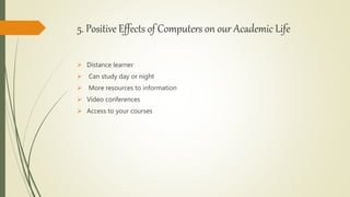 Positive and negative impact by m.talha | PPTX